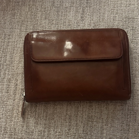 HOBO | Bags | Hobo Brown Leather Wallet With Timeless Elegance | Poshmark
